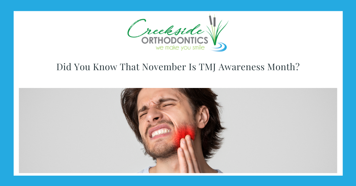 TMJ Awareness Month in Vacaville, CA | Creekside Orthodontics